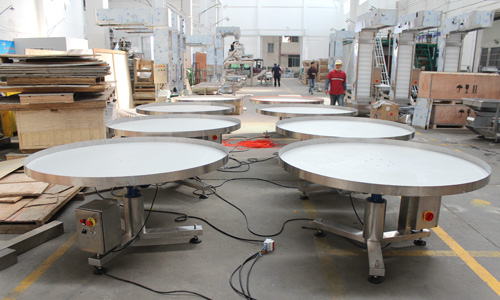 High quality rotary collecting table